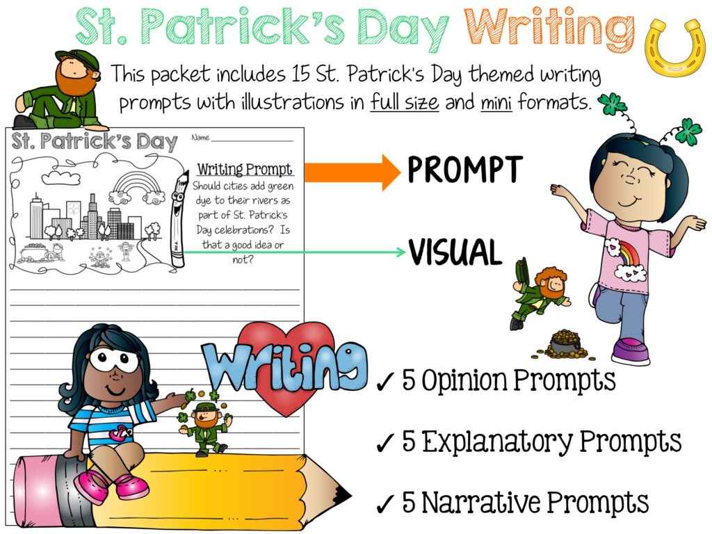St. Patrick's Day Writing Prompts | Made By Teachers