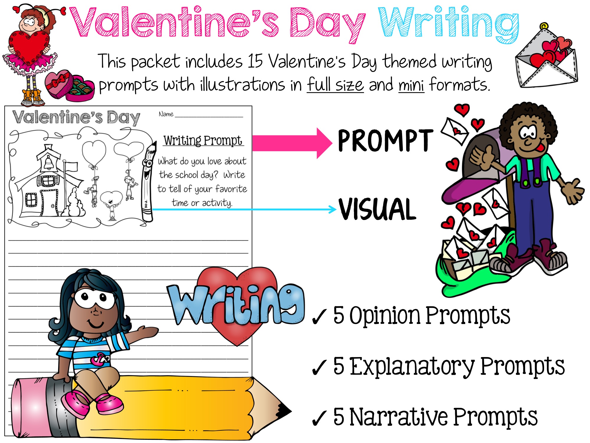 Valentine's Day Writing Prompts | Made By Teachers