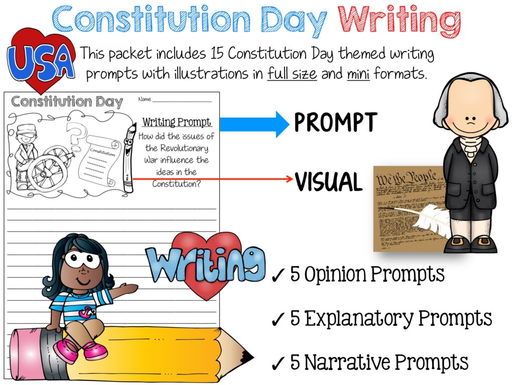 Constitution Day Writing Prompts - Made By Teachers