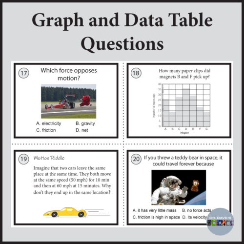 Force and Motion Task Cards Forces Review Cards | Made By Teachers
