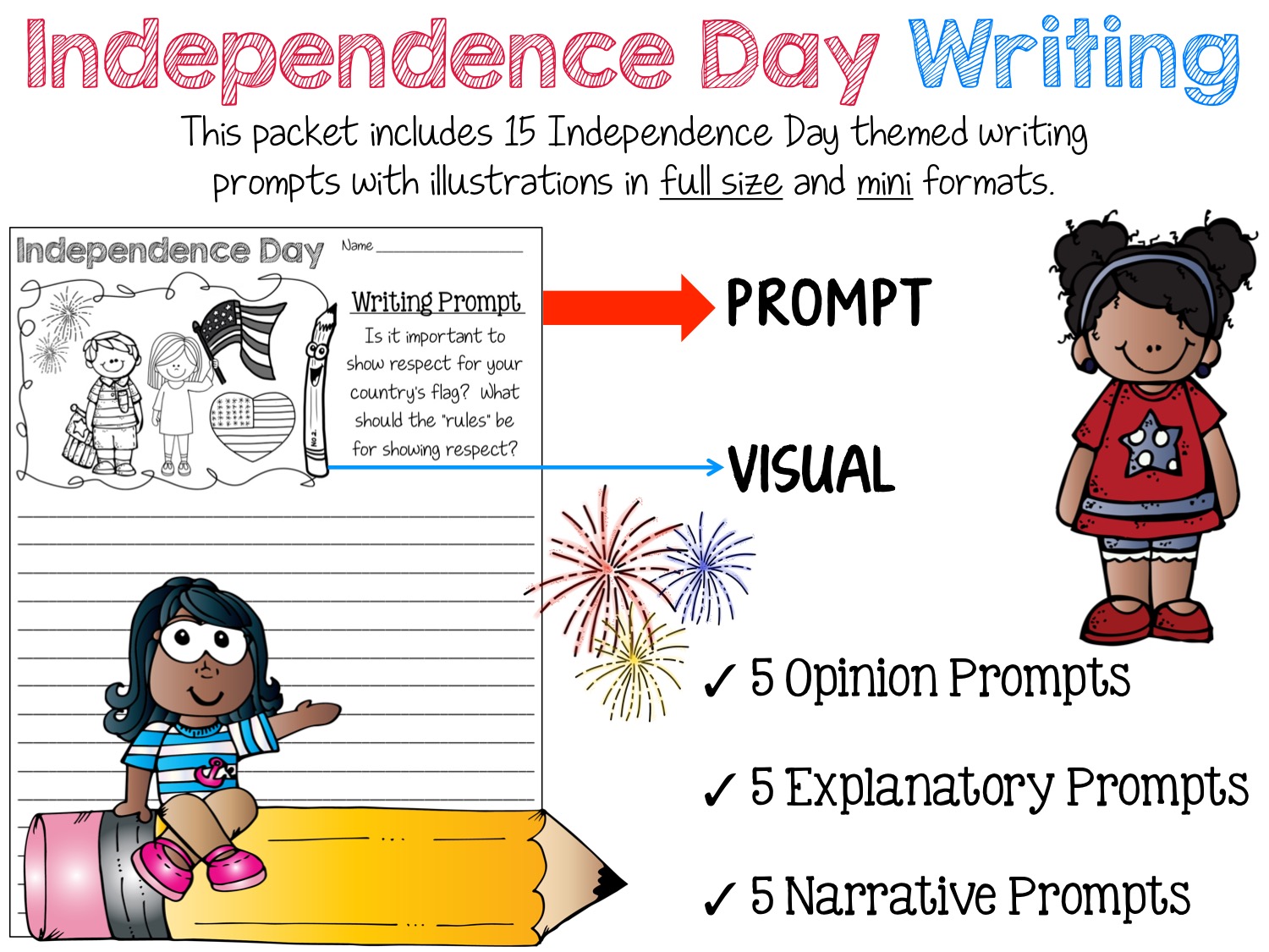 Independence Day Writing Prompts | Made By Teachers