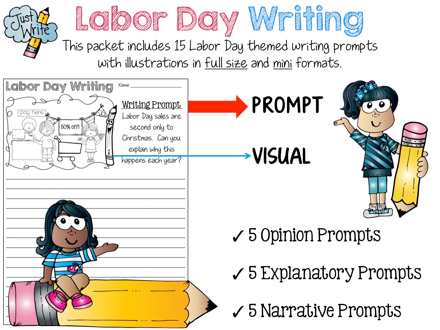 Labor Day Writing Prompts | Made By Teachers