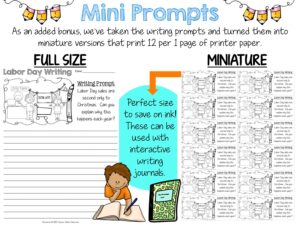 Labor Day Writing Prompts - Made By Teachers