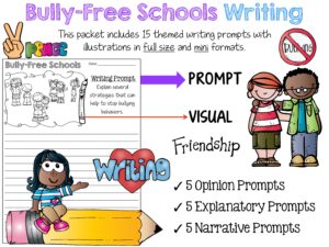 Anti-Bullying Writing Prompts | Made By Teachers
