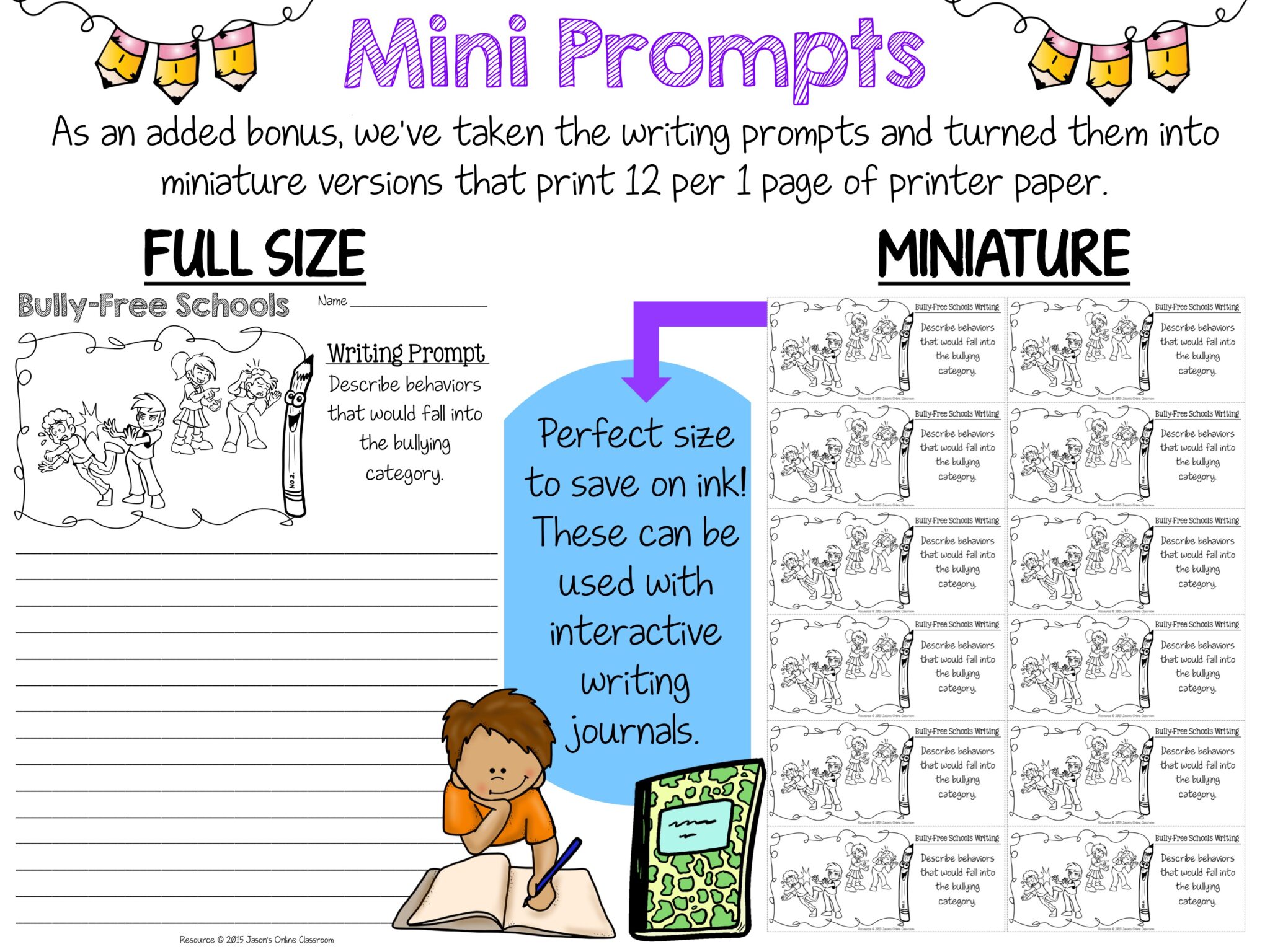 Anti-Bullying Writing Prompts | Made By Teachers
