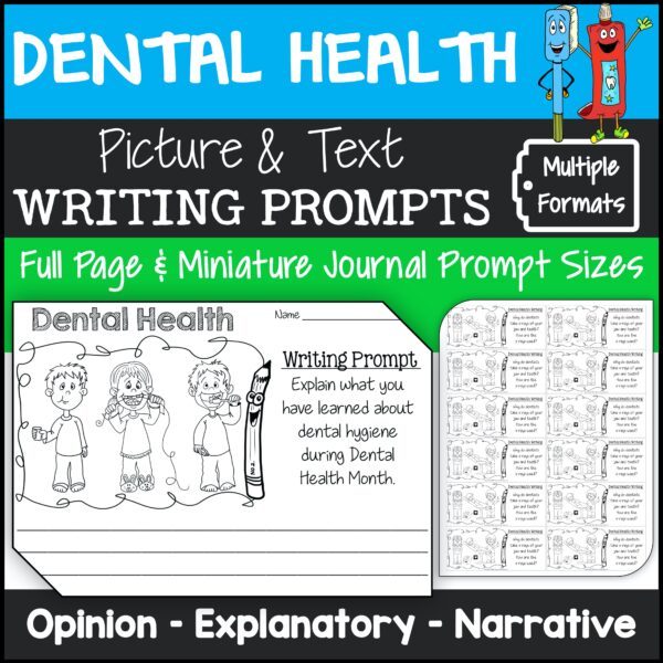 Dental Health Writing Prompts | Made By Teachers