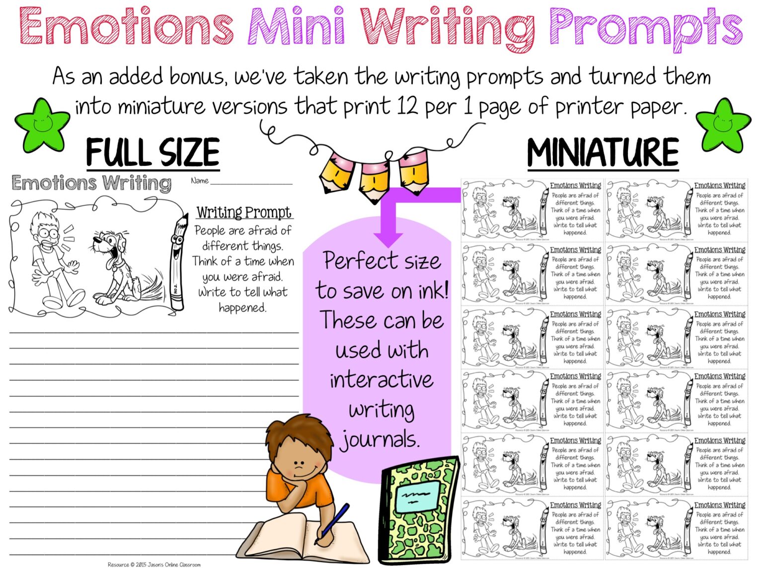 Feelings and Emotions Writing Prompts | Made By Teachers