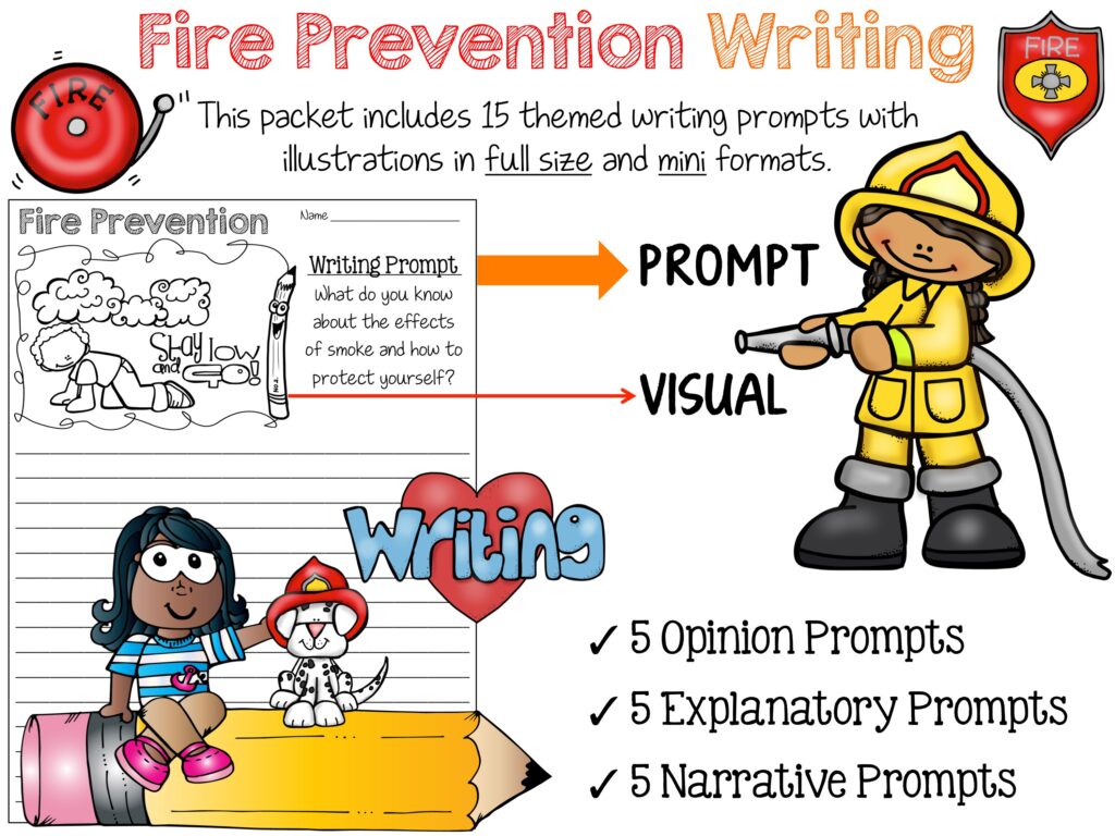 Fire Safety Writing Prompts - Made By Teachers