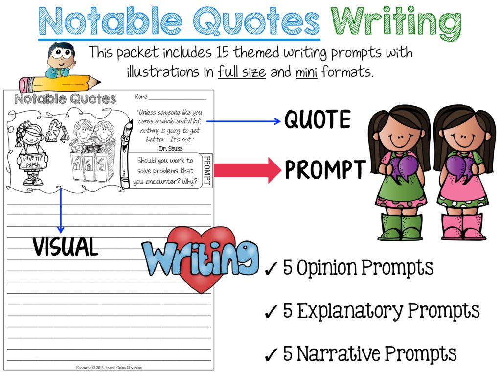 Quotes Writing Prompts | Made By Teachers