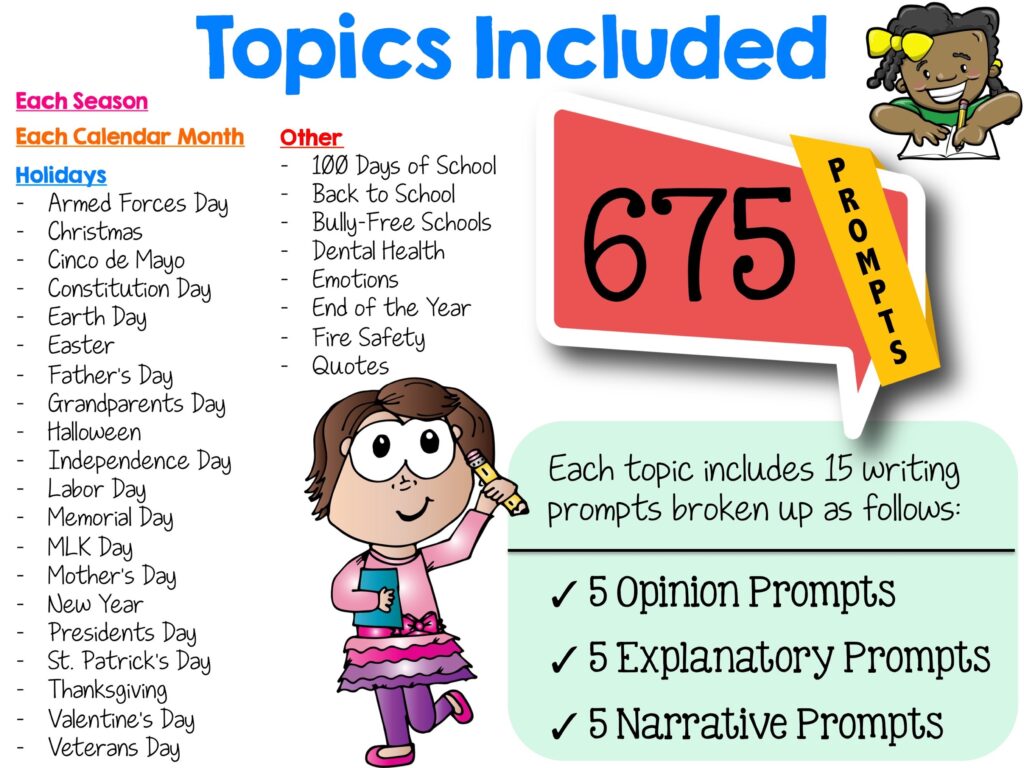 Writing Prompts Bundle - Made By Teachers