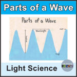 Light Energy Parts of a Wave Diagram and Worksheet | Made By Teachers