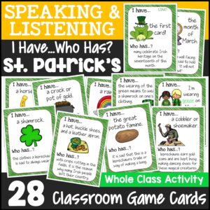 Earth Day I Have Who Has Game - Made By Teachers
