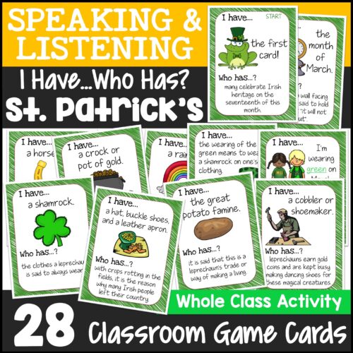 3rd Grade Sight Words in Context I Have Who Has Game | Made By Teachers