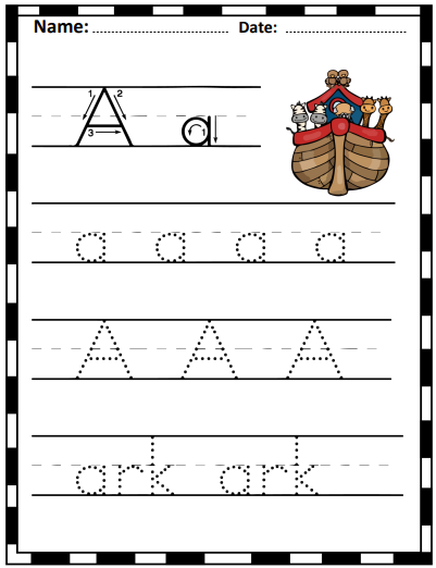 Preschool Transportation Tracing Letters,November Fall Activities ...