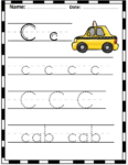 Preschool Transportation Tracing Letters,November Fall Activities ...