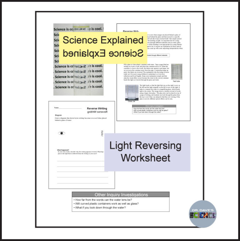 Refraction and Reflection of Light Reverse Writing 4-PS4-2 | Made By ...