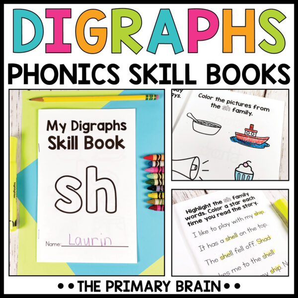 Digraphs Phonics Printable Books - Made By Teachers