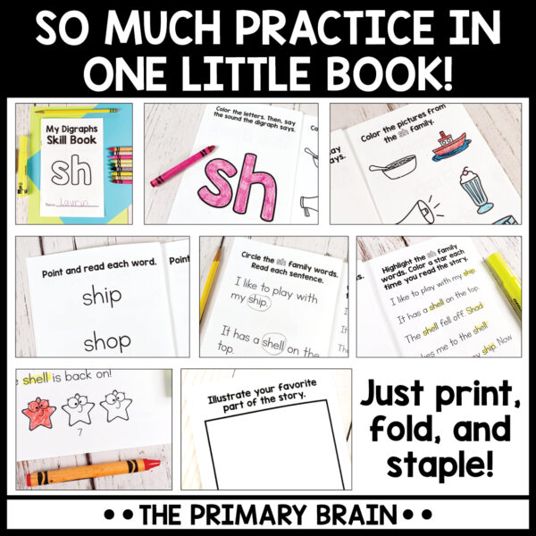 Digraphs Phonics Printable Books | Made By Teachers