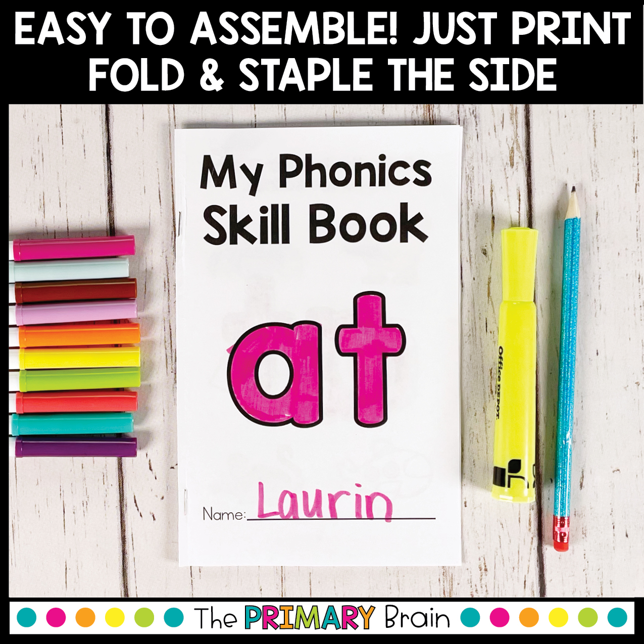 CVC Words Phonics Printable Books | Made By Teachers