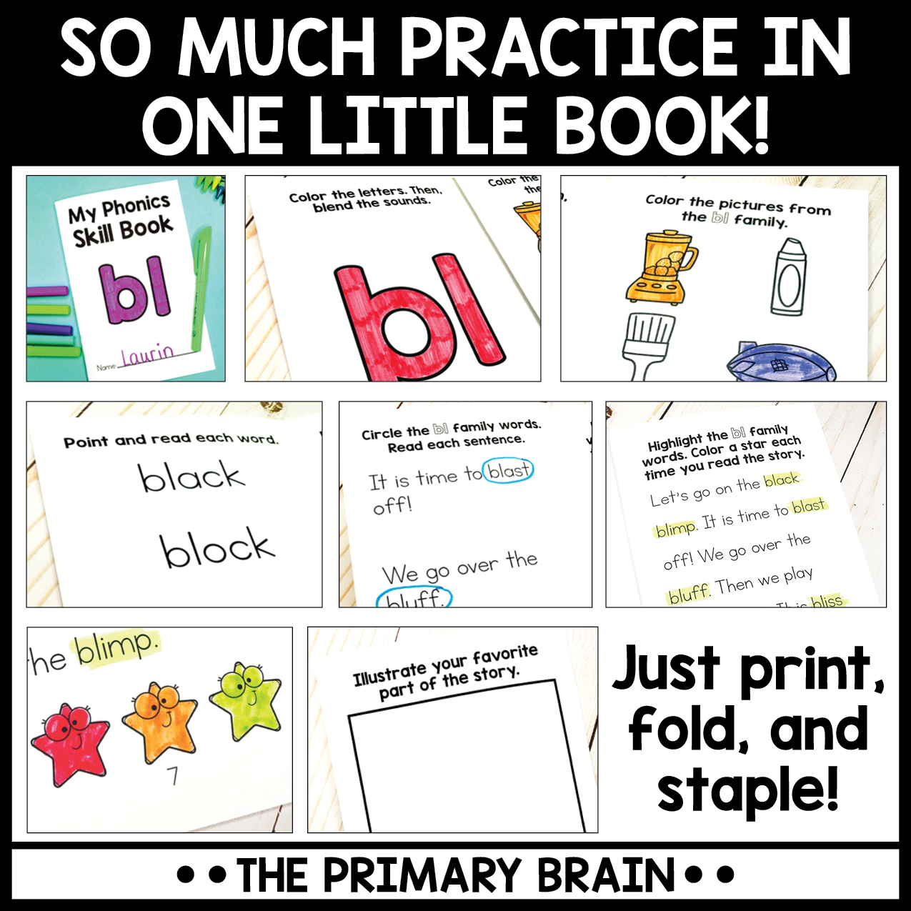 Beginning Blends Phonics Printable Books | Made By Teachers