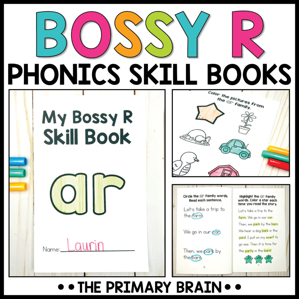 Bossy R Phonics Printable Books for R-Controlled Vowels Practice | Made ...