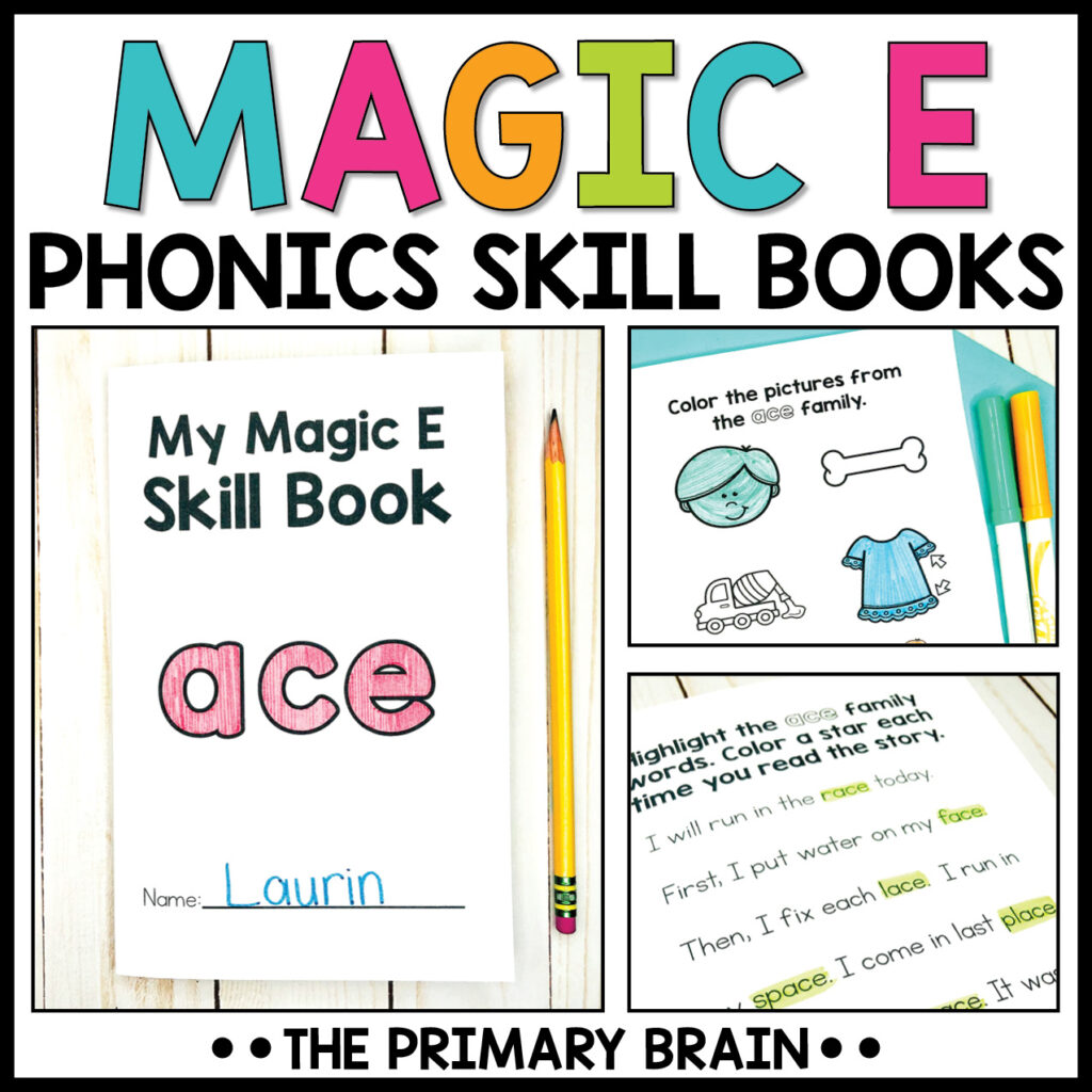 CVCE and Magic E Phonics Printable Books - Made By Teachers