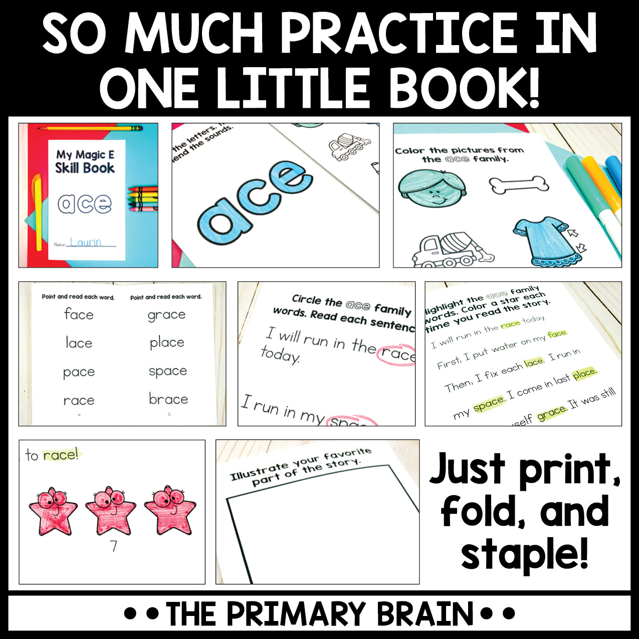 CVCE and Magic E Phonics Printable Books | Made By Teachers