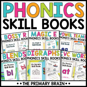 Phonics Skills Printable Books Bundle - Word Family Stories | Made By ...