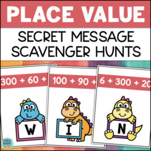 Place Value of a Digit Expanded Form Math Scavenger Hunt Activity ...