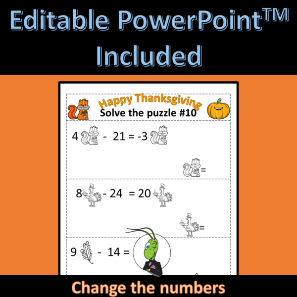 Thanksgiving Solving Logic Puzzle | Made By Teachers