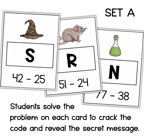 2 Digit Subtraction with Regrouping Math Scavenger Hunt Activity | Made ...