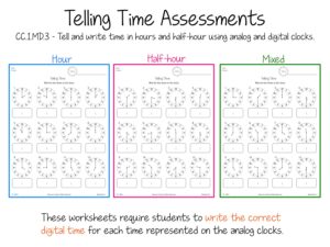 Telling Time Tests & Assessments | Made By Teachers
