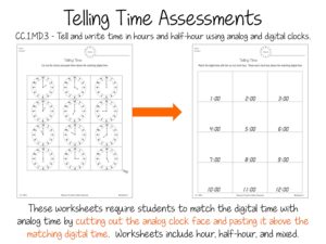 Telling Time Tests & Assessments | Made By Teachers