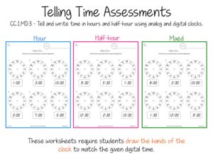 Telling Time Tests & Assessments | Made By Teachers