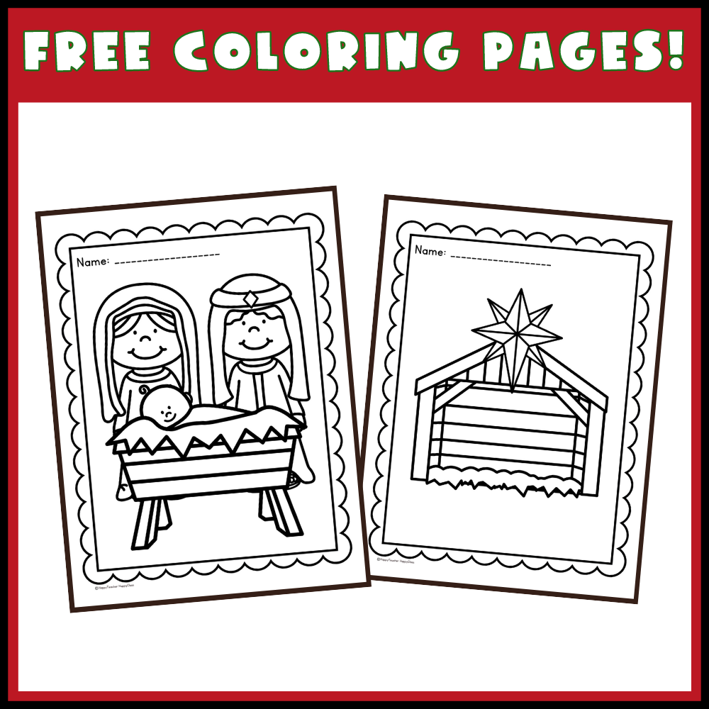 Christmas Nativity Dot Painting Bundle, Dot Marker Activities, Do a Dot ...