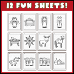 Christmas Nativity Dot Painting Bundle, Dot Marker Activities, Do a Dot ...