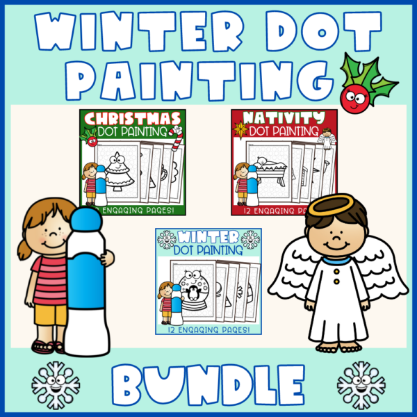 Winter Dot MEGA Painting Bundle, Dot Marker Activities, Pages for Do a ...
