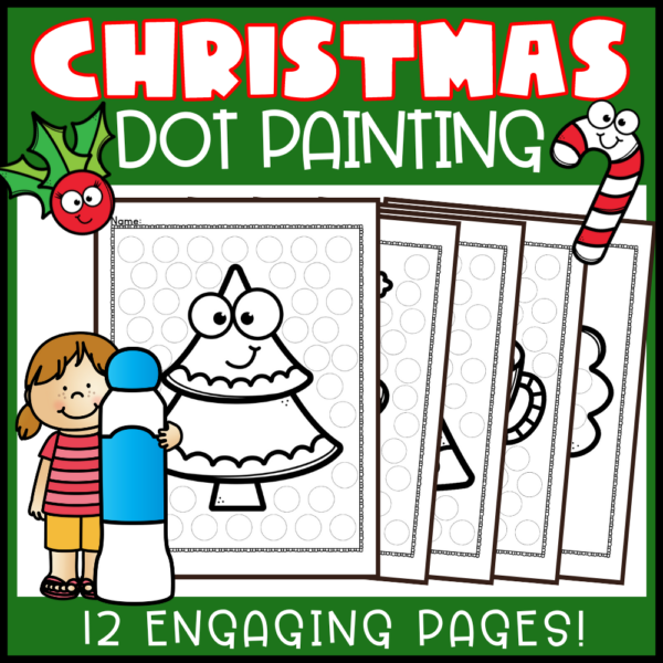 Winter Dot MEGA Painting Bundle, Dot Marker Activities, Pages for Do a ...