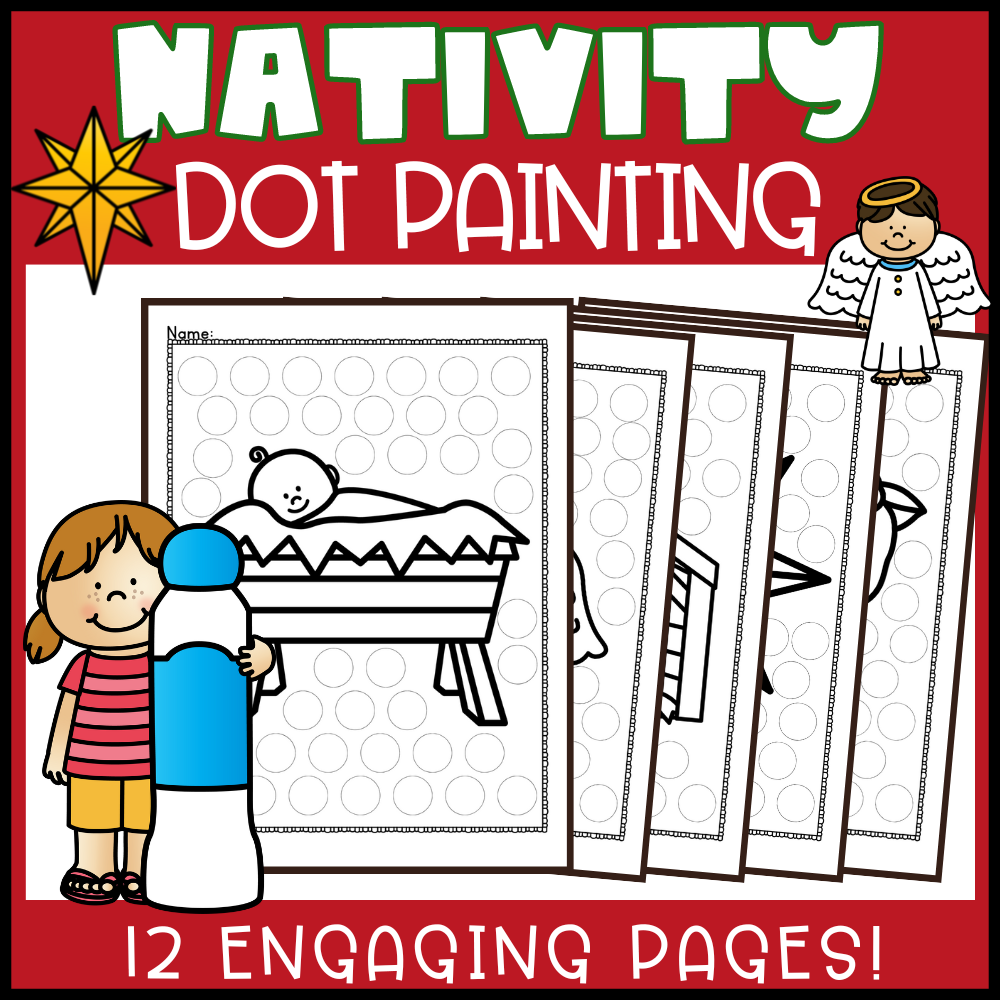 Winter Dot MEGA Painting Bundle, Dot Marker Activities, Pages for Do a ...