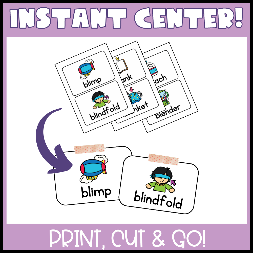 BL Blend Write the Room Spelling Activity with Differentiation | Made ...