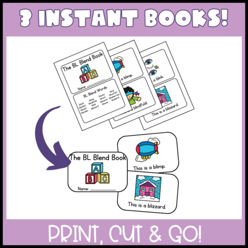 Differentiated Set of BL Blend Booklets with Sight Word "This" | Made ...