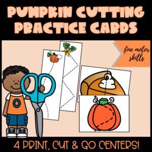Fall Fine Motor Skills Centers Bundle for Pumpkin Theme | Made By Teachers