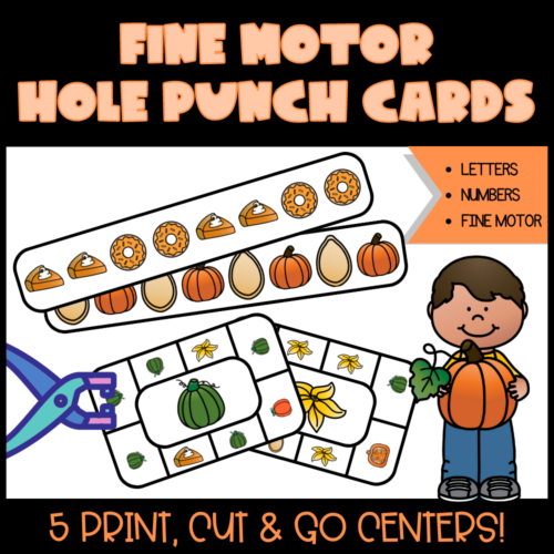 Fall Fine Motor Skills Centers Bundle for Pumpkin Theme | Made By Teachers
