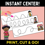 Apple Tracing Practice Cards for Fine Motor Skills - Made By Teachers