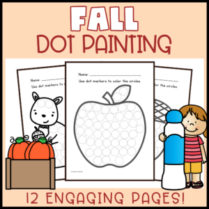 Fall Dot MEGA Painting Bundle, Dot Marker Activities, Printables for Do ...
