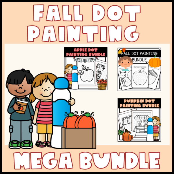 Fall Dot MEGA Painting Bundle, Dot Marker Activities, Printables for Do ...