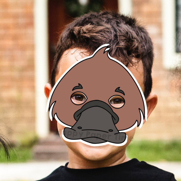 Platypus Paper Mask Printable Australian Animal Costume Craft Activity ...