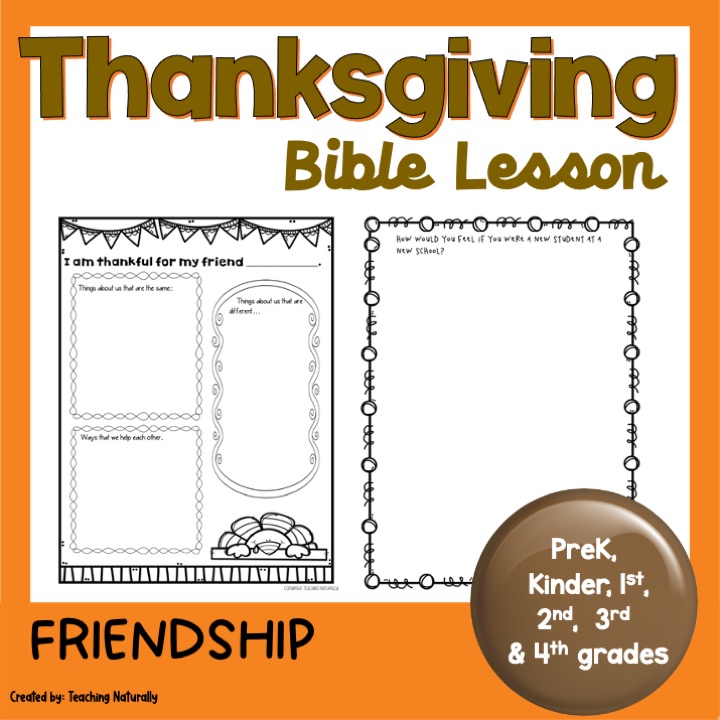 Thanksgiving Bible Lesson on Friendship | Made By Teachers