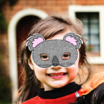 Koala Paper Mask Printable Australian Animal Coloring Craft Activity ...