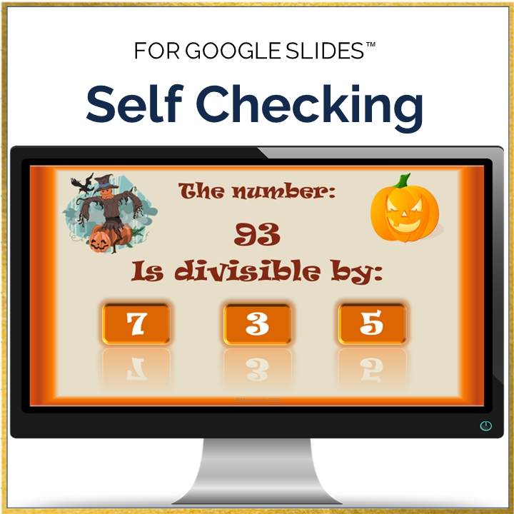Math Halloween Activity Divisibility Rules Google Slides - Made By Teachers
